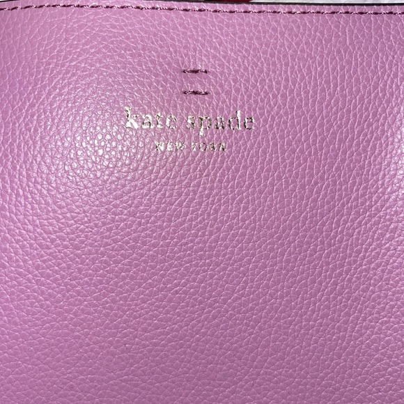 kate spade | Bags | Kate Spate New York Eva Pink Mauve Tote Large Nwt ...